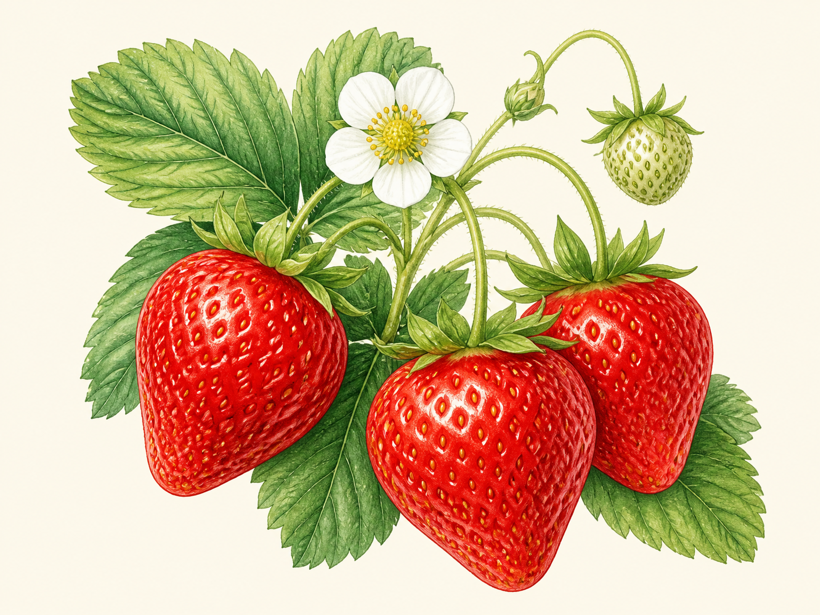 Strawberry Illustration Prompts | Carat